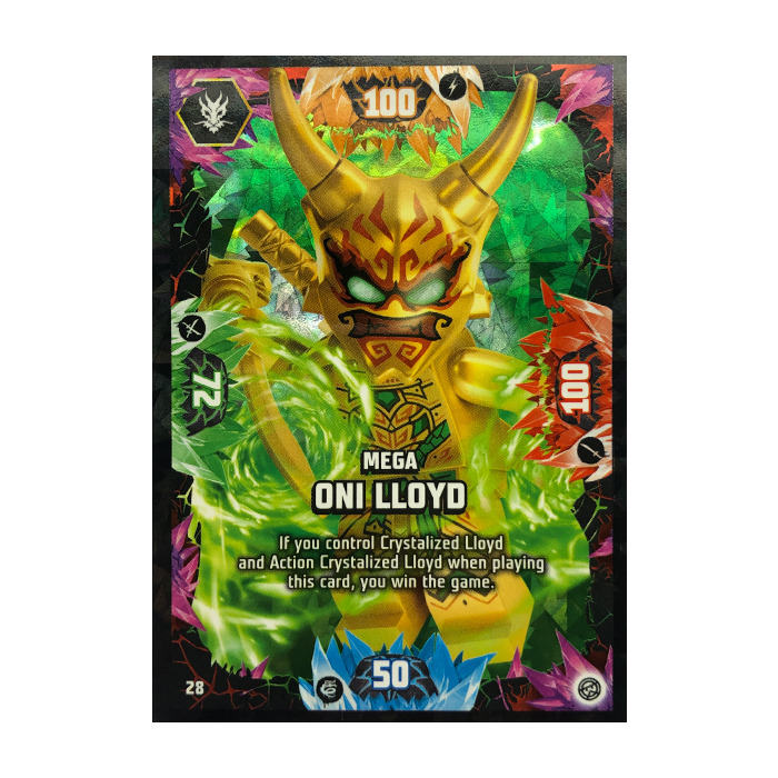 LEGO NINJAGO Trading Card Game (English) Series 8 - # 28 Mega Oni Lloyd ...