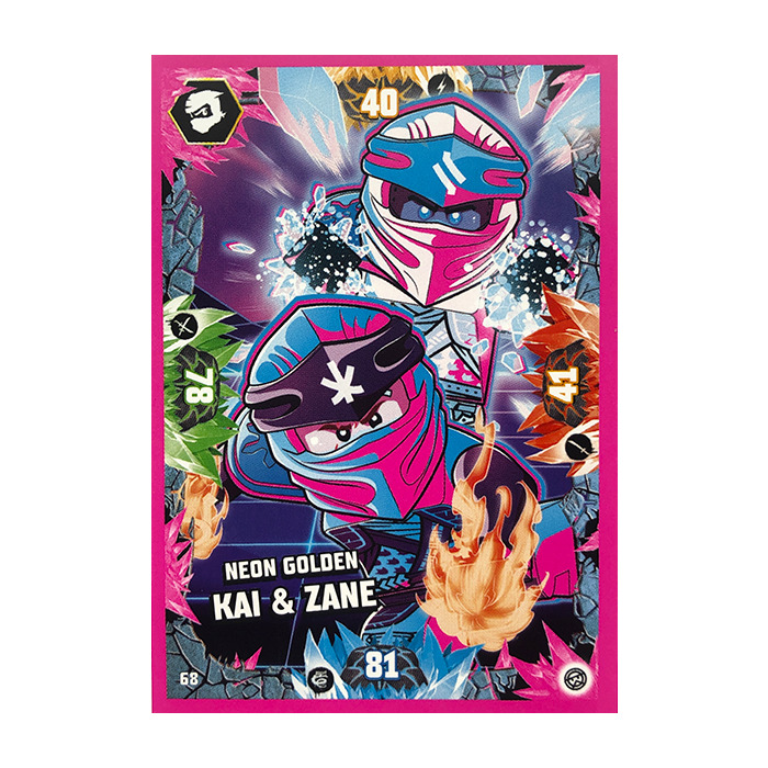 LEGO NINJAGO Trading Card Game (English) Series 8 - # 68 Neon Golden ...