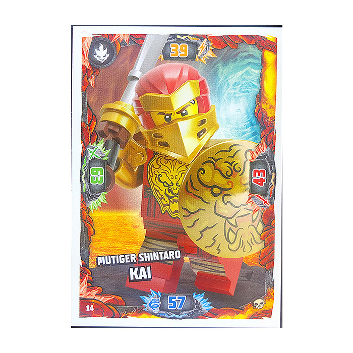 LEGO Ninjago Trading Card Game (German) Series 6 - # 14 Mutiger ...