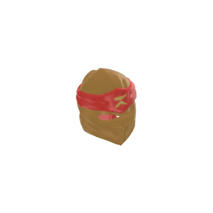 LEGO Ninjago Wrap with Red Headband and Gold Ninjago Logogram (1078 ...