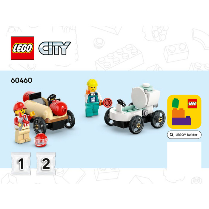 LEGO No Limits: Race Car Ramp Track Set 60460 Instructions | Brick Owl ...