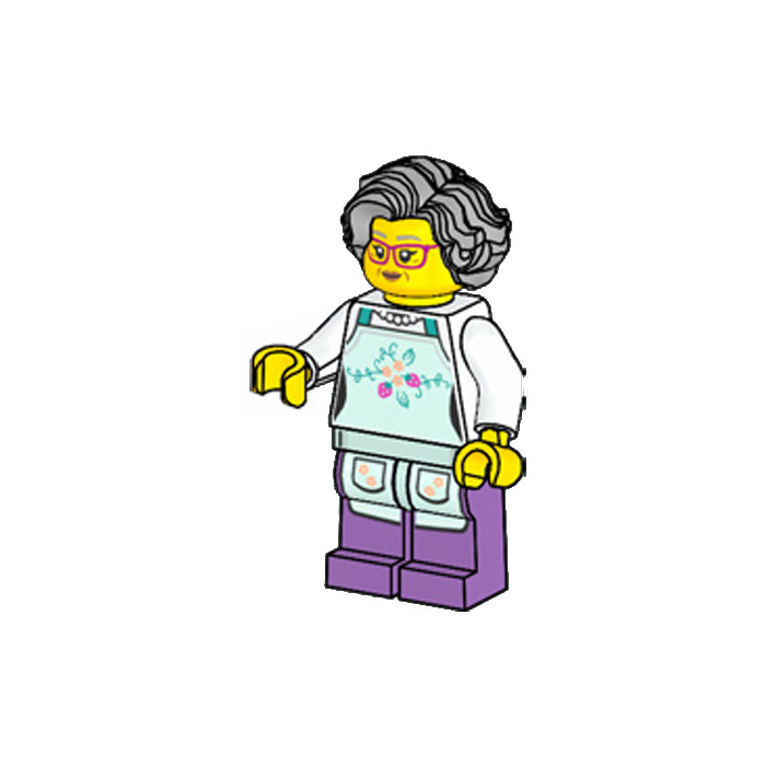 LEGO Nonna with Floral Apron Minifigure | Brick Owl