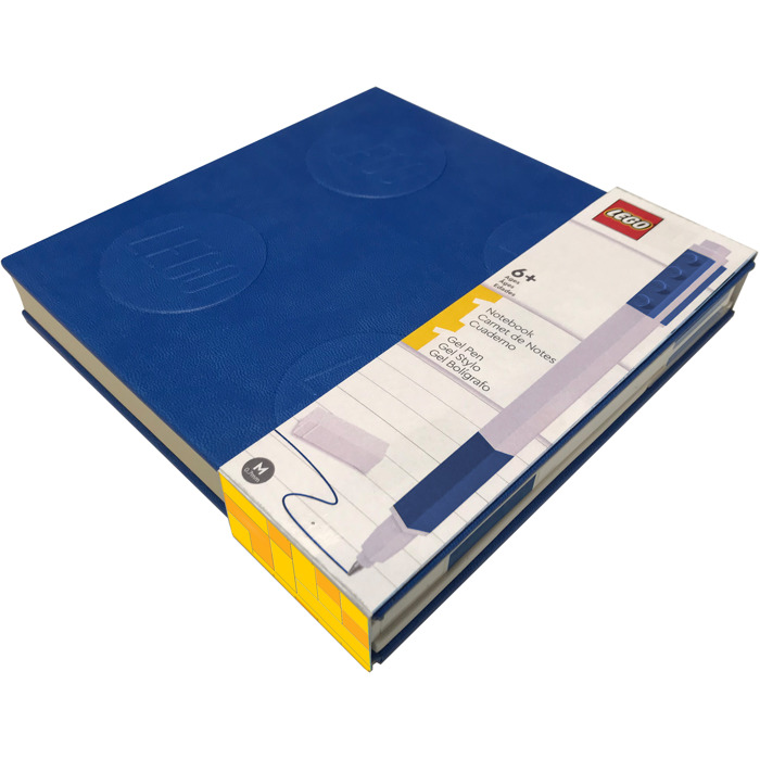 LEGO Notebook with Gel Pen – Blue (5008305) | Brick Owl - LEGO Marketplace