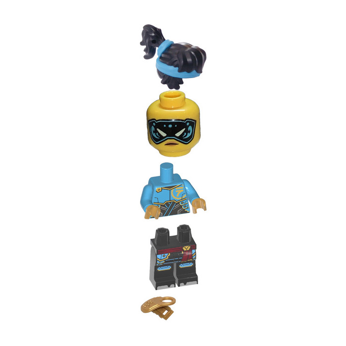 LEGO Nya - Dragons Rising with Armor Plates and Hair Minifigure | Brick Owl
