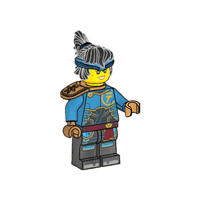 LEGO Nya - Dragons Rising with Armor Plates and Hair Minifigure | Brick ...