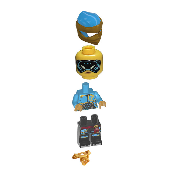 LEGO Nya - Dragons Rising with Armor Plates and Pearl Gold Wrap ...