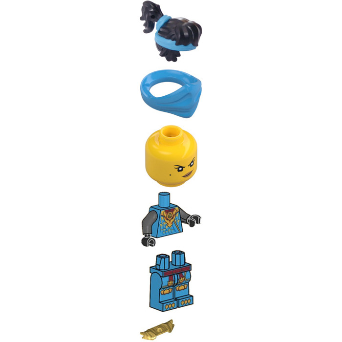LEGO Nya - Dragons Rising with Dragon Head Tunic with Shoulder Armor ...