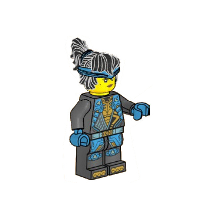 LEGO Nya - Dragons Rising with Tunic with Armor and Hair Minifigure ...