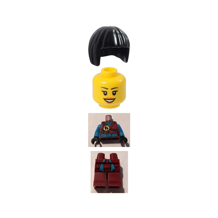 LEGO Nya - Honor Robe with Hair Minifigure | Brick Owl - LEGO Marketplace