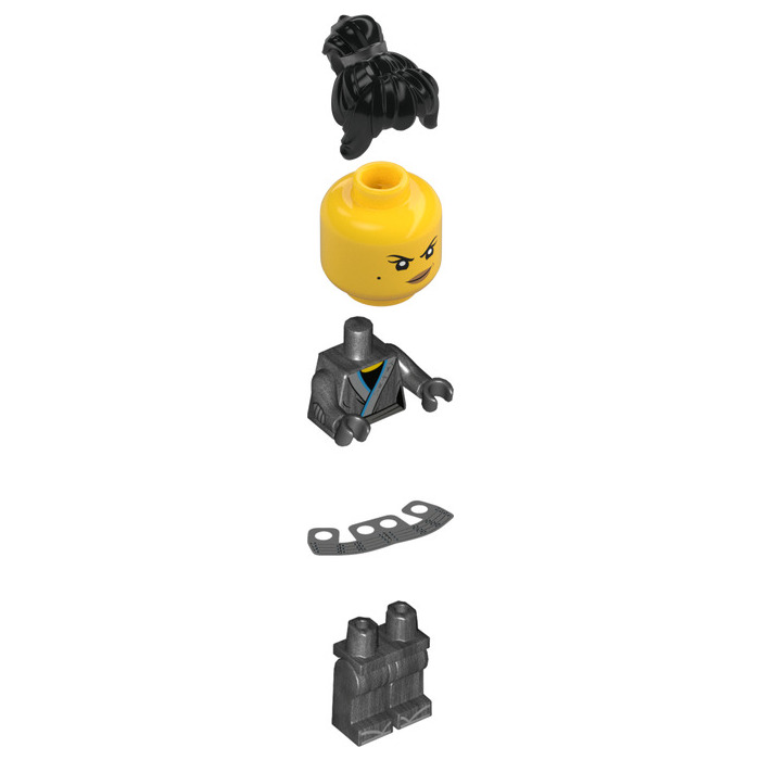 LEGO Nya (Movie) with Cloth Armor Skirt and Hair Minifigure (Smile ...