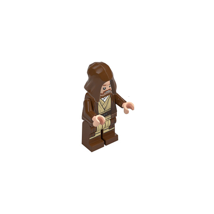 LEGO Obi-Wan Kenobi with Reddish Brown Robe and Hood Minifigure | Brick ...