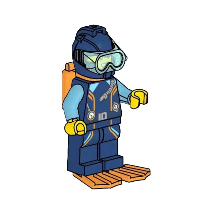 LEGO Ocean Explorer Diver Minifigure | Brick Owl - LEGO Marketplace