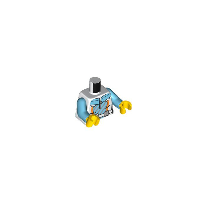LEGO Ocean Explorer - Life Vest Minifig Torso (973 / 76382) | Brick Owl ...