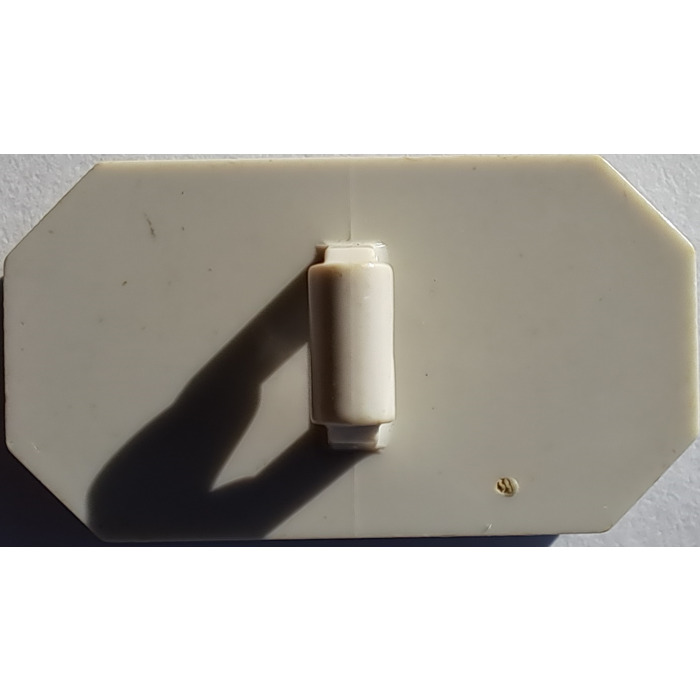 LEGO Octagonal Shield with Stud with Blue Stripes (48494 / 53221 ...