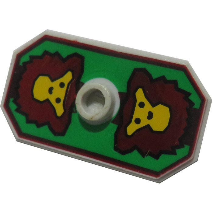 LEGO Octagonal Shield with Stud (48494) | Brick Owl - LEGO Marketplace