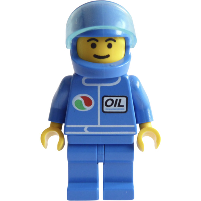 LEGO Octan Racer in Blue Suit with Helmet Minifigure | Brick Owl - LEGO ...