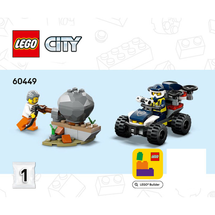 LEGO Off-Road Police Car Chase Set 60449 Instructions | Brick Owl ...