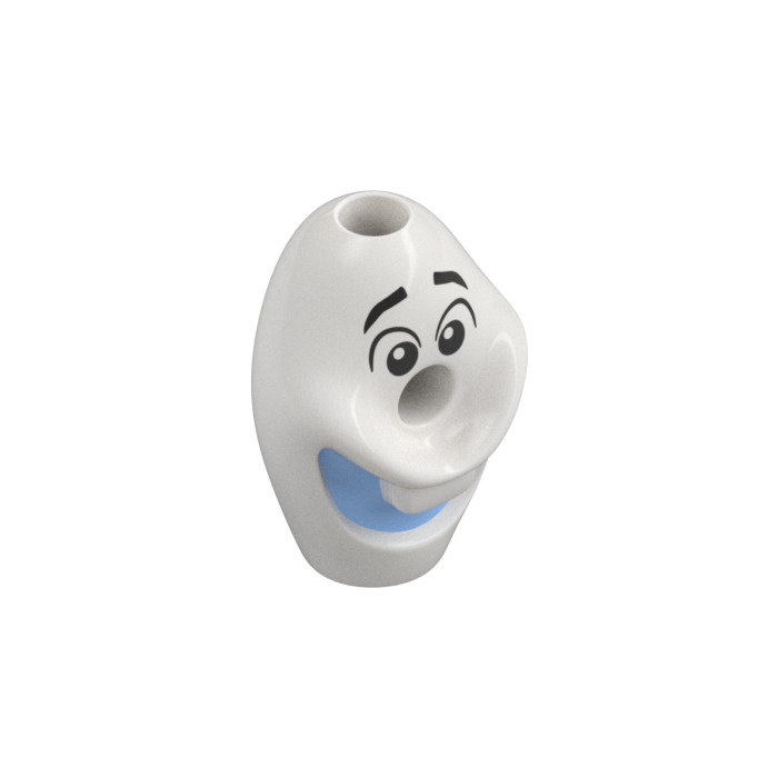 LEGO Olaf Head with Raised Eyebrows and Blue Mouth (78574 / 111765 ...