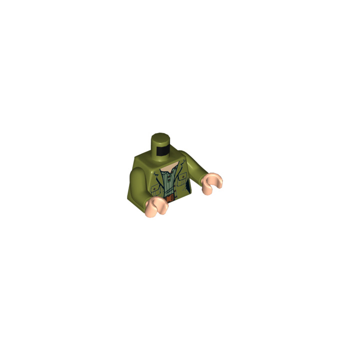 LEGO Olive Green Claire Dearing with Olive Green Jacket Minifig Torso ...