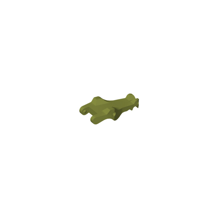 LEGO Olive Green Dragon / Crocodile Upper Jaw (6027) | Brick Owl