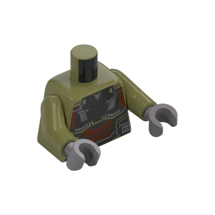 LEGO Falcon (Joaquín Torres) with Wings Minifig Torso (973 / 76382 ...