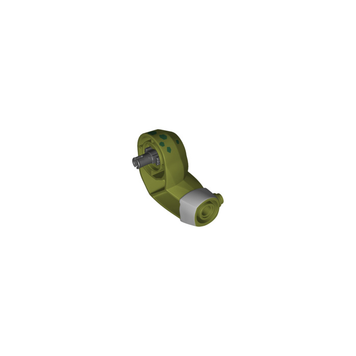 LEGO Olive Green Giant Left Arm with Stud on Wrist with Dark Green ...