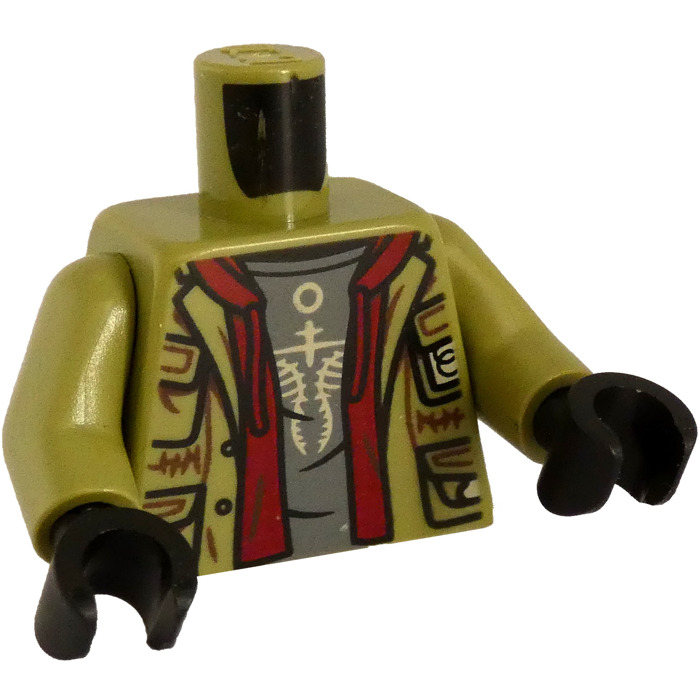 LEGO Olive Green Maisie Minifig Torso (973 / 76382) | Brick Owl - LEGO ...