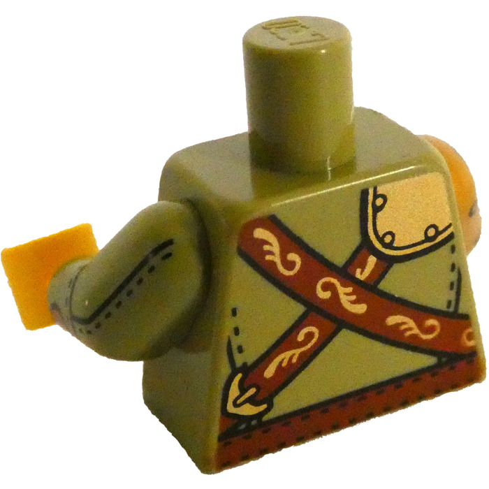 LEGO Olive Green Minifig Torso Steampunk Inventor (973) | Brick Owl ...