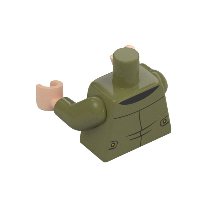 LEGO Olive Green Ron Weasley with Olive Green Jacket and Blue Jumper ...