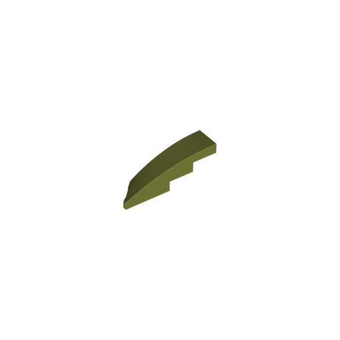 LEGO Olive Green Slope 1 x 4 Angled Right (5414) | Brick Owl