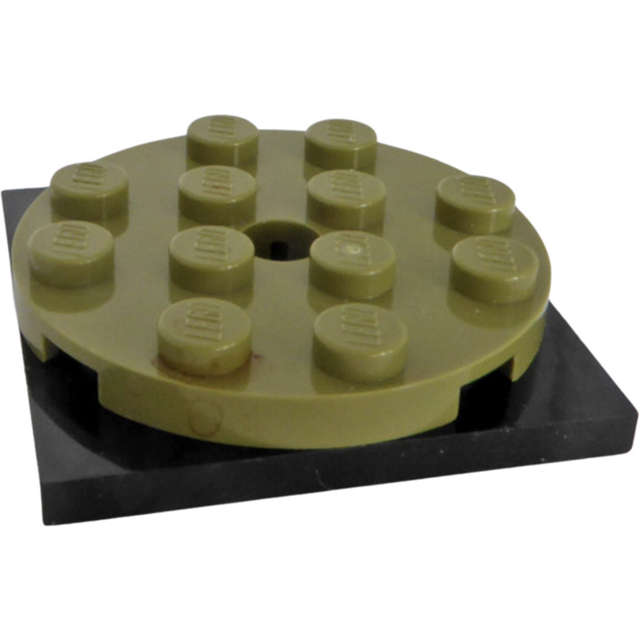 LEGO Turntable 4 x 4 Plate with Black Base | Brick Owl