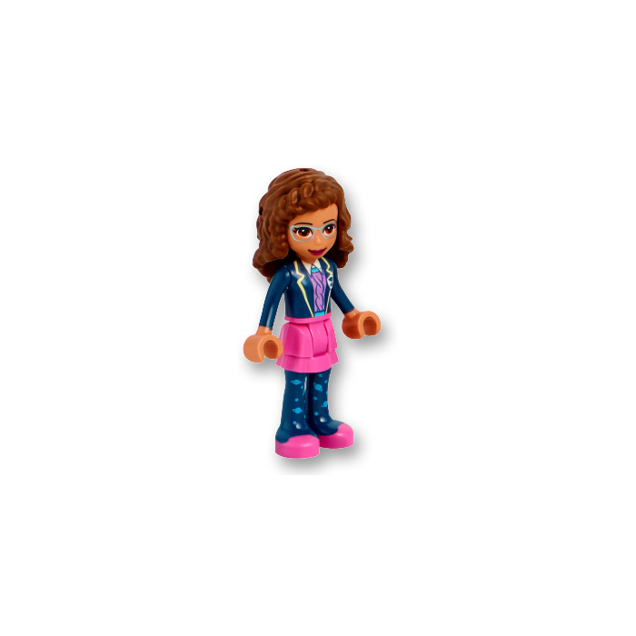 LEGO Olivia with Dark Blue Jacket and Pink Skirt Minifigure | Brick Owl