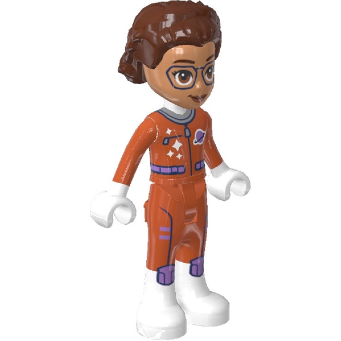 LEGO Olivia with Reddish Orange Spacesuit Minifigure | Brick Owl - LEGO ...