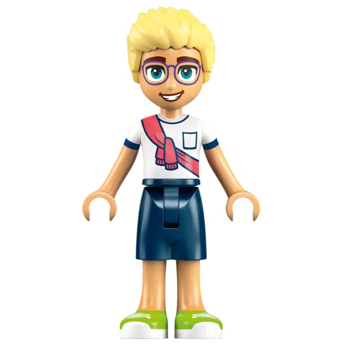 LEGO Olly with Coral Scarf and Dark Blue Shorts Minifigure | Brick Owl ...