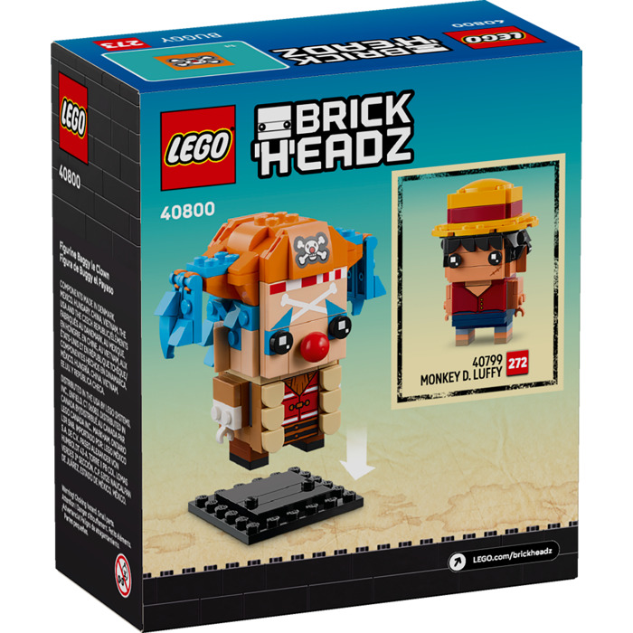 LEGO One Piece Buggy the Clown Figure 40800 | Brick Owl