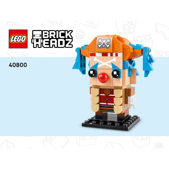 LEGO One Piece Buggy the Clown Figure Set 40800 Instructions | Brick Owl