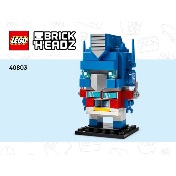 LEGO Optimus Prime Robot & Vehicle Set 40803 Instructions | Brick Owl ...