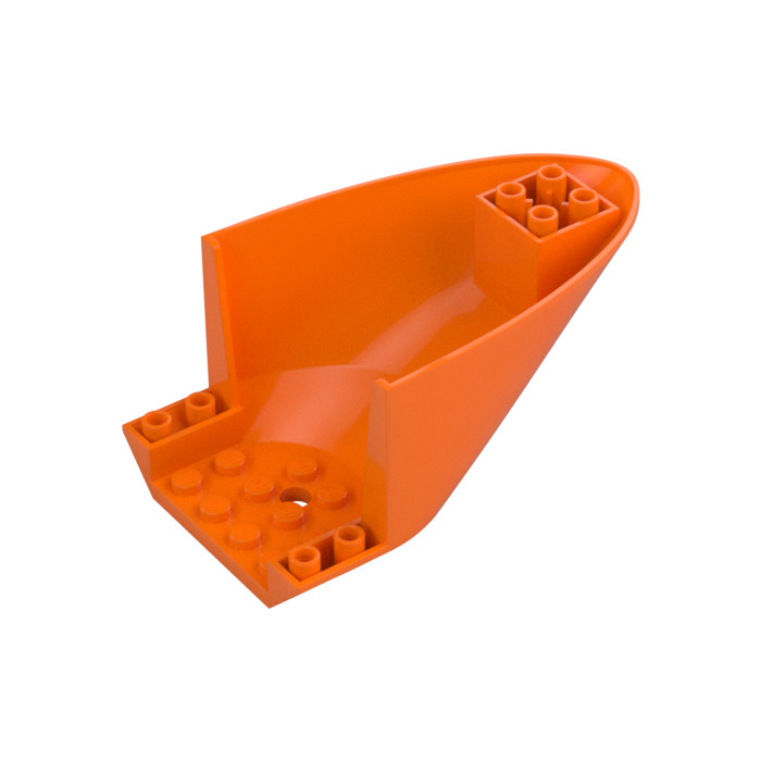 LEGO Airplane Tail 6 x 10 x 4 Bottom (87616) | Brick Owl