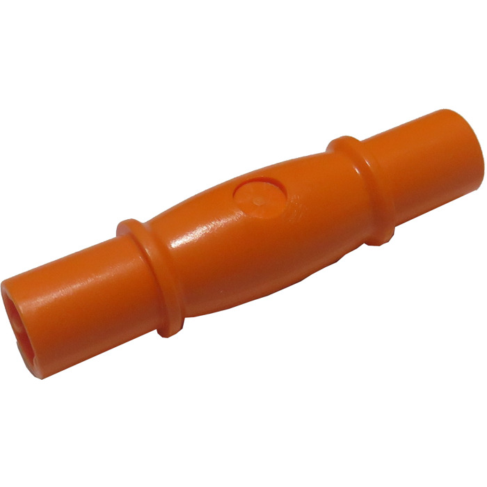 LEGO Orange Axle Connector 4L with 2L Crowned Pulley | Brick Owl