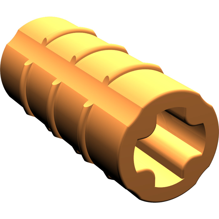 LEGO Axle Connector (Ridged with '+' Hole) | Brick Owl - LEGO Marketplace