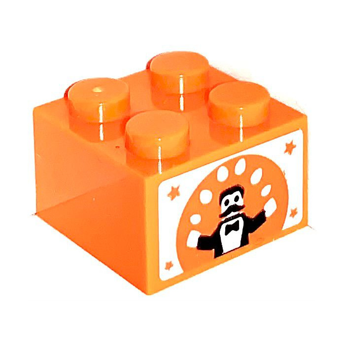 LEGO Brick 2 x 2 with Juggler Sticker (3003) | Brick Owl - LEGO Marketplace