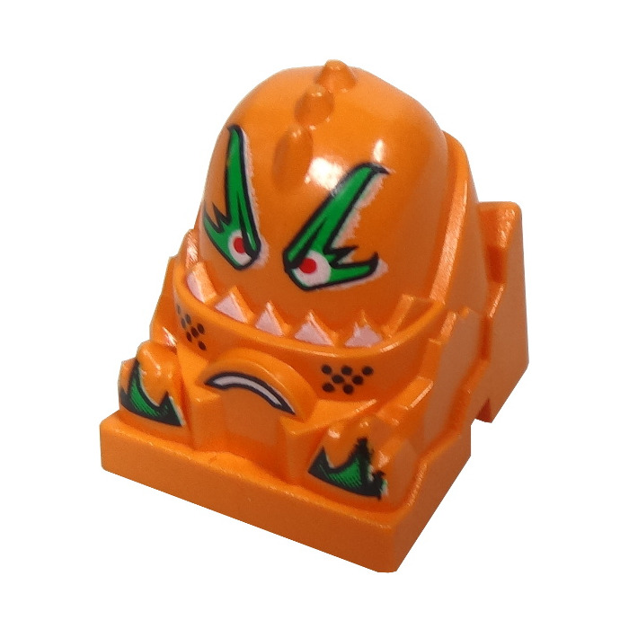 LEGO Orange Brick 2 x 2 with Scratch Racers Figure (30598 / 40257 ...