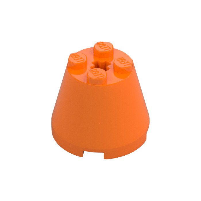 LEGO Cone 3 x 3 x 2 with Axle Hole (6233 / 45176) | Brick Owl
