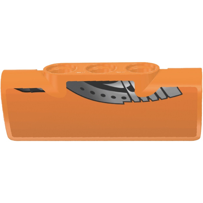 LEGO Curved Panel 2 x 5 with Supra Decal Part (Right) Sticker (7101 ...