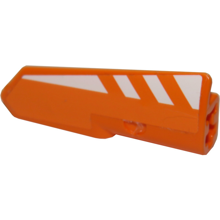 LEGO Curved Panel 21 Right with White Stripes Sticker (11946) | Brick ...