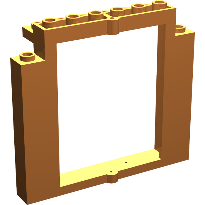 LEGO Door Frame 2 x 8 x 6 Revolving without Bottom Notches (40253 ...