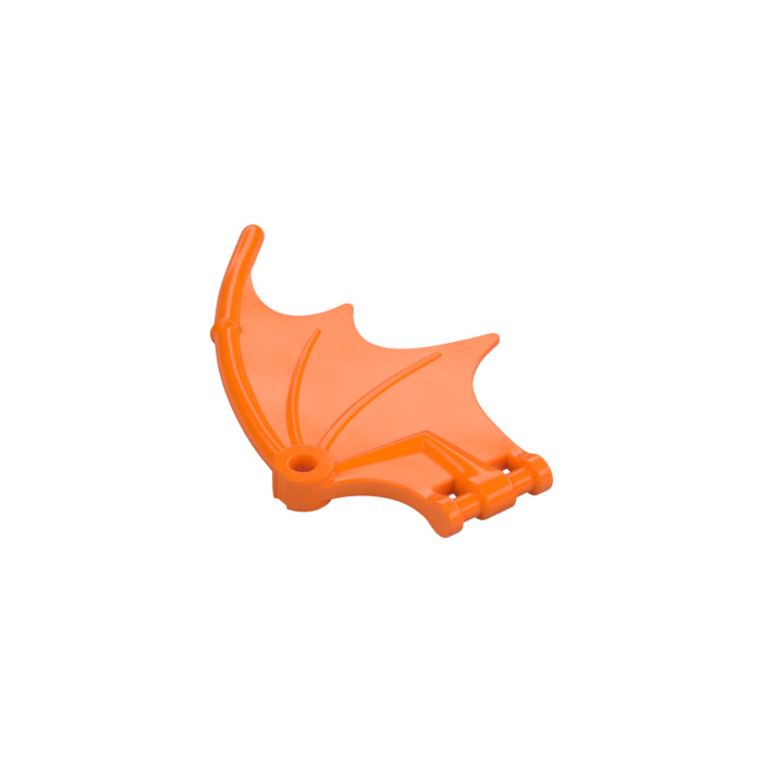 LEGO Orange Dragon Wing with Bar Handles (38547) | Brick Owl - LEGO ...