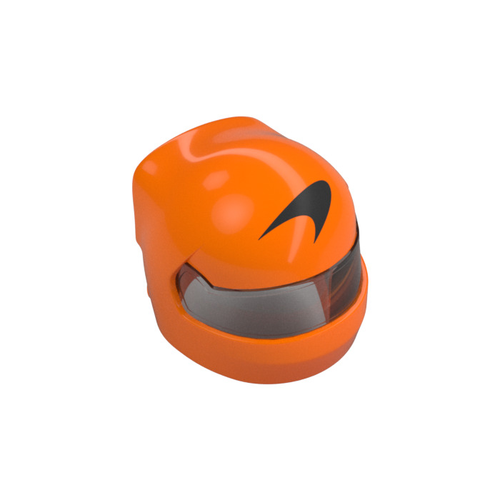LEGO F1 Helmet with McLaren Logo (7071 / 112086) | Brick Owl