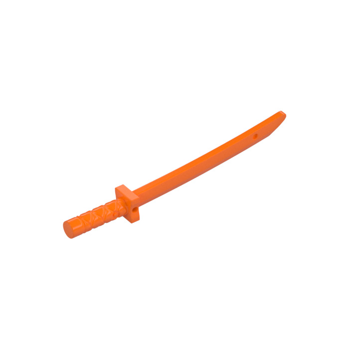LEGO Orange Katana with Square Guard and Capped Pommel (21459) | Brick ...