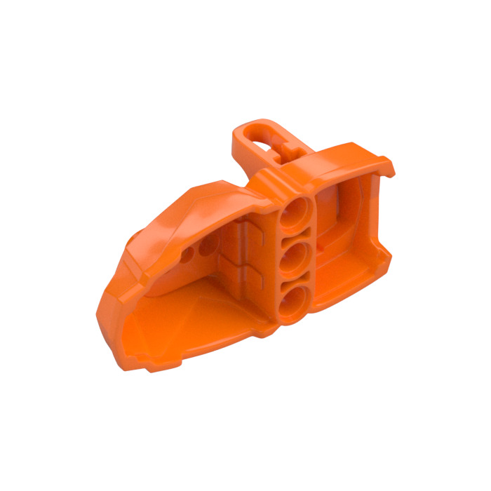 LEGO Orange Large Figure Foot with Ball Socket (90661) | Brick Owl ...
